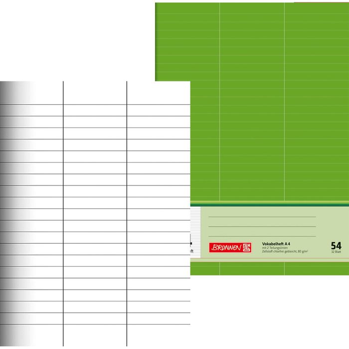 Vokabelheft A4 – günstig kaufen – Böttcher AG