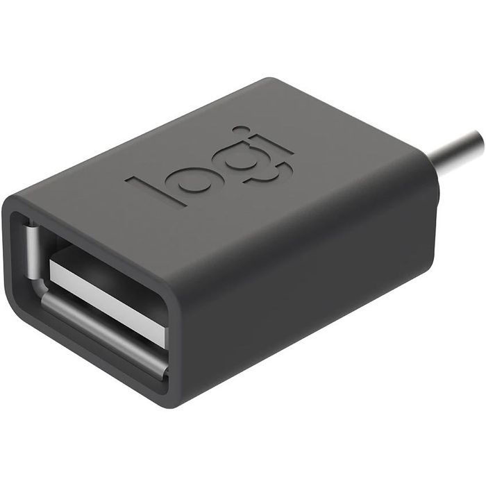Logitech USB-Adapter 956-000005 für USB-C, USB-C Stecker / USB-A Buchse ...